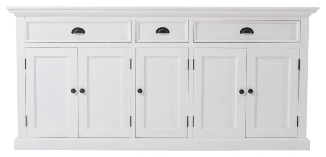 Modern Farm White Buffet Server - Transitional - Buffets And Sideboards ...