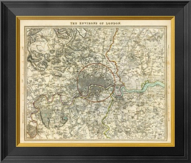 London, England, 1832, 20"x1.5"x17", 20"x1.5"x17" - Traditional ...