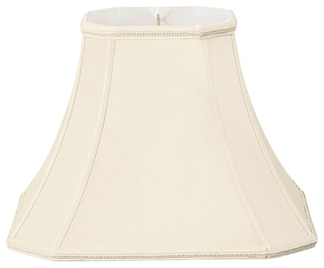 Square Cut Corner Designer Lampshade, 8"x16"x12" - Traditional - Lamp ...