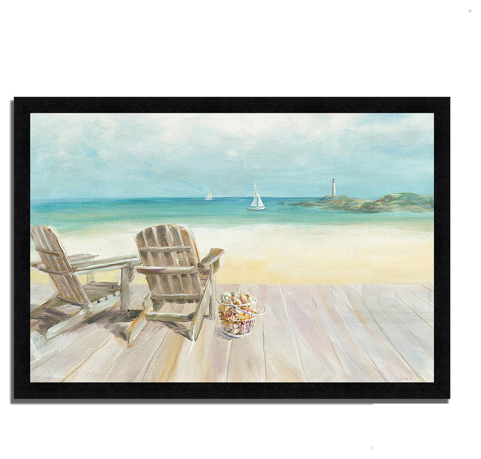 "Seaside Morning No Window" By Danhui Nai, Framed Painting Print, Ready ...