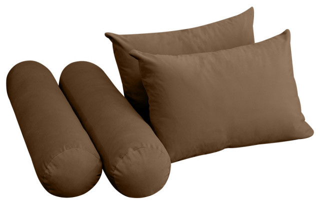 Style V4 Full Knife Edge Velvet Indoor Daybed Mattress Pillow Complete ...