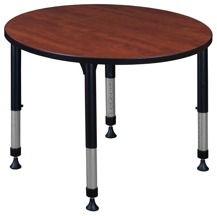 Kee 30" Round Height Adjustable Classroom Table - Contemporary - Desks ...