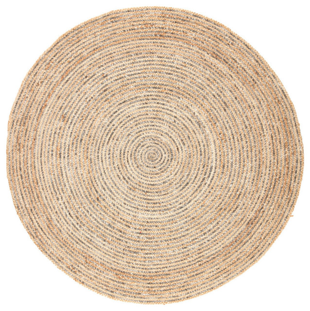 Jaipur Living Hastings Beige Round Rug, 6'x6' Round - Beach Style ...
