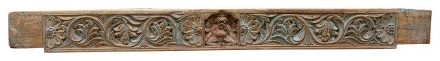 Antique Indian Carved Door Lintel - Traditional - Wall Accents - by De ...