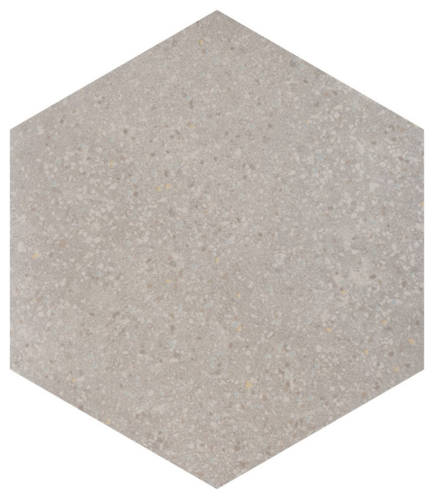 Palazzo Hex Luce Porcelain Floor and Wall Tile - Contemporary - Wall ...
