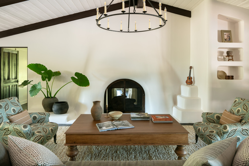 Solvang Hacienda Living Room - Mediterranean - Living Room - Santa ...