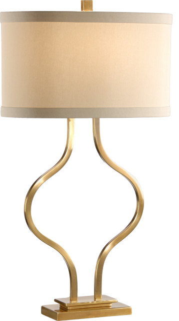 Brass Bow Lamp - Transitional - Table Lamps - by HedgeApple | Houzz