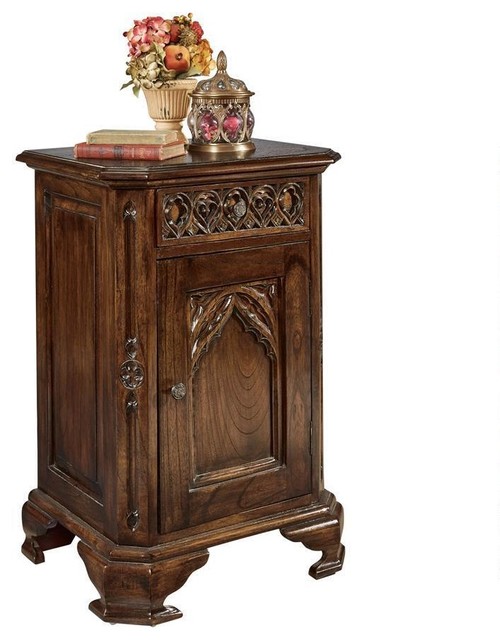 Gothic Bed Side Table - Traditional - Side Tables And End Tables - by ...