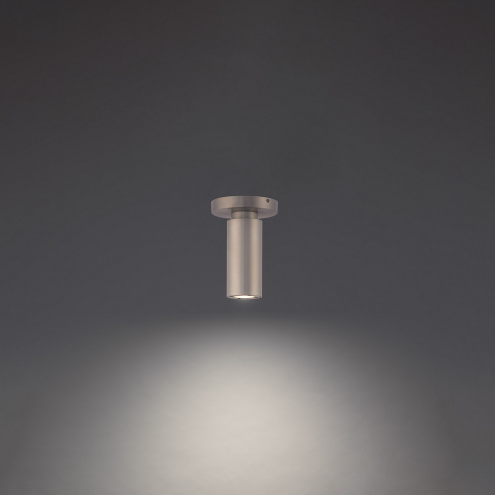 Caliber LED Outdoor Flush Mount in Brushed Aluminum - Modern - Outdoor ...