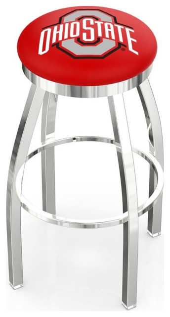 Holland L8C2C Ohio State 30" Swivel Bar Stool - Chrome - Contemporary ...