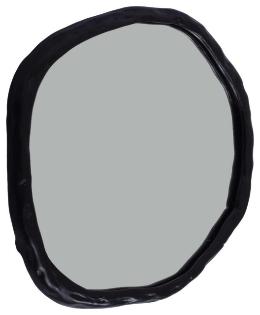 Foundry Mirror Small Black - Industrial - Wall Mirrors - by Bison ...