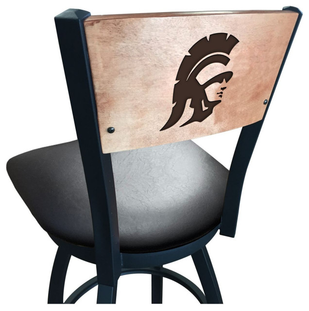 Holland L038 Engraved USC Trojans 36" Swivel Bar Stool - Black/Vinyl ...