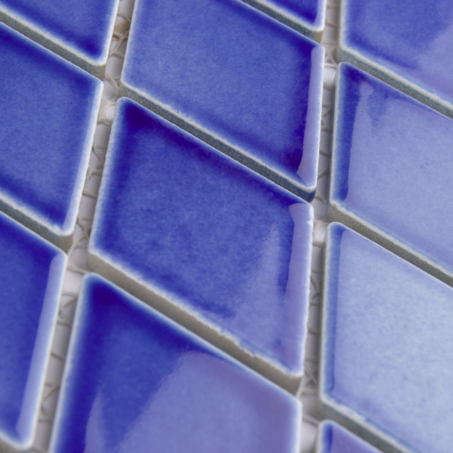 Hudson Kite Porcelain Floor and Wall Mosaic Tile Sample - Contemporary ...