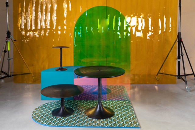 Black Round Dining Table | Bold Monkey Hypnotising - Midcentury ...