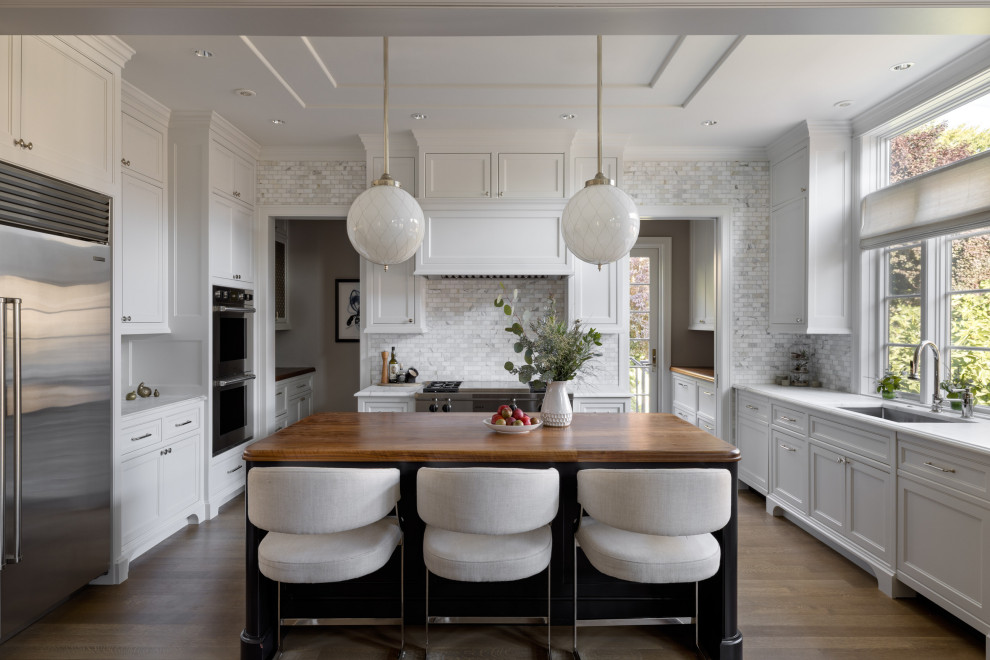 Queen Anne Shingle-Style - Transitional - Kitchen - Seattle - by Ripple ...
