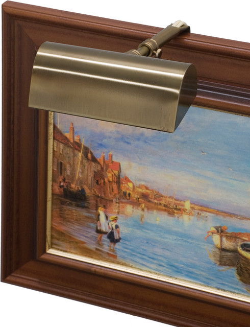 Traditional 4" Statuary Bronze Picture Light in Statuary Bronze ...