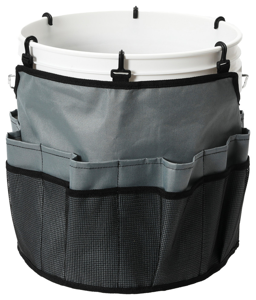 Bucket Caddy With Trim - Contemporary - Gardening Hand Tools - by ...
