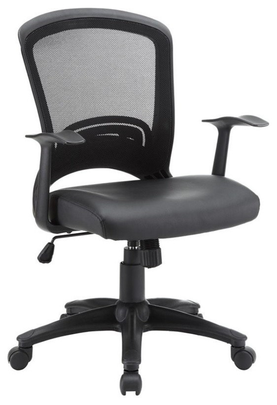 Hawthorne Collection Mesh Office Chair in Black - Contemporary - Office ...