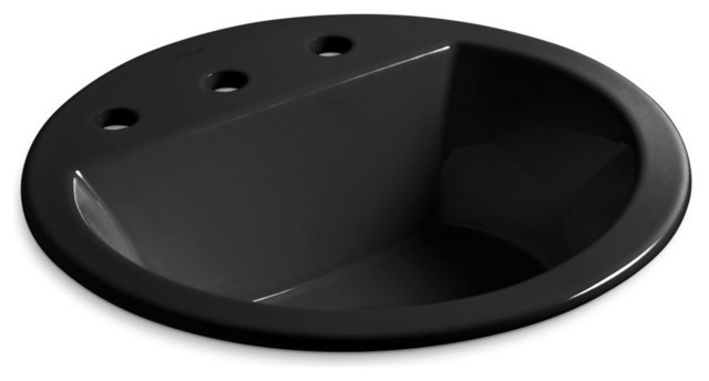 Kohler Bryant Round Self-Rimming Lavatory With 8" Centers ...