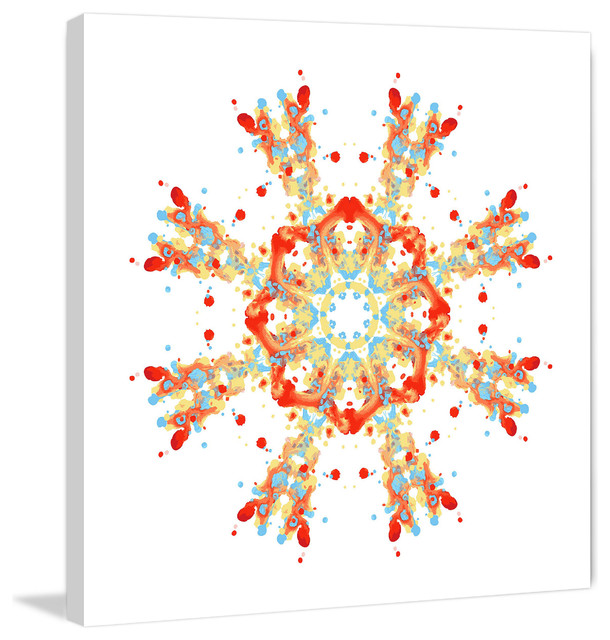 "Joy of Pain" Painting Print on Canvas, 18"x18" - Contemporary - Prints ...