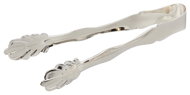 Elegance Silver Plated Ice Tongs - Contemporary - Ice Tools And Buckets ...