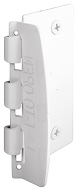 2-3/4" Door Lock Steel Painted White Flip-Action Door Lock ...