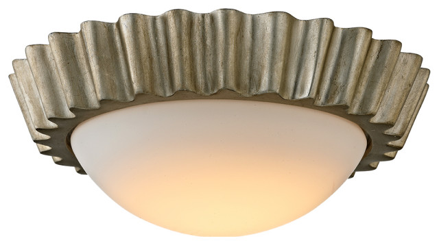 Troy C5920, Reese 1 Light Ceiling Flush - Contemporary - Flush-mount ...