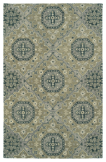 Kaleen Helena Collection Collection Rug, Fern, 8'x10' - Mediterranean ...