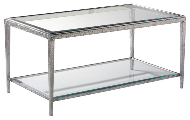 Jinx Nickel Rectangle Cocktail Table - Contemporary - Coffee Tables ...