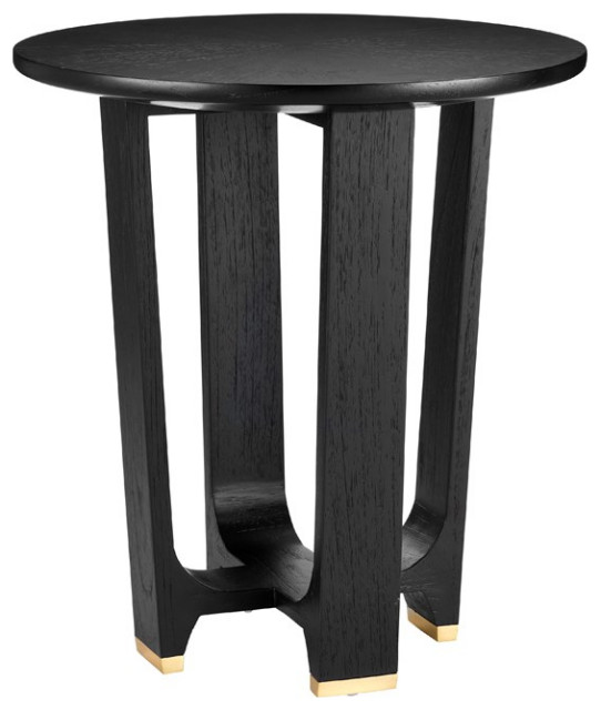 Blake Black Accent Table - Contemporary - Side Tables And End Tables ...