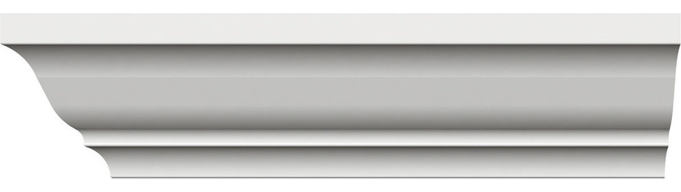 WM49 Crown Moulding, 3"H x 2 1/8"P x 3 5/8"F x 96"L - Molding And Trim ...