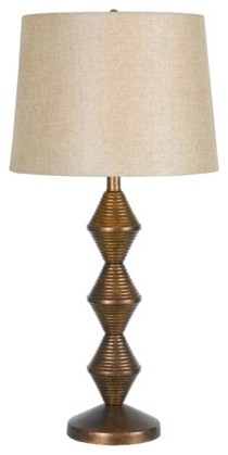 Kenroy Home Topsy 2 Pack Table Lamp Copper Bronze Finish, 32142CBZ ...