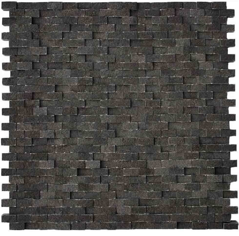 Natural Break Basalt Mosaic Tile, 11.75"x11.75" - Contemporary - Mosaic ...