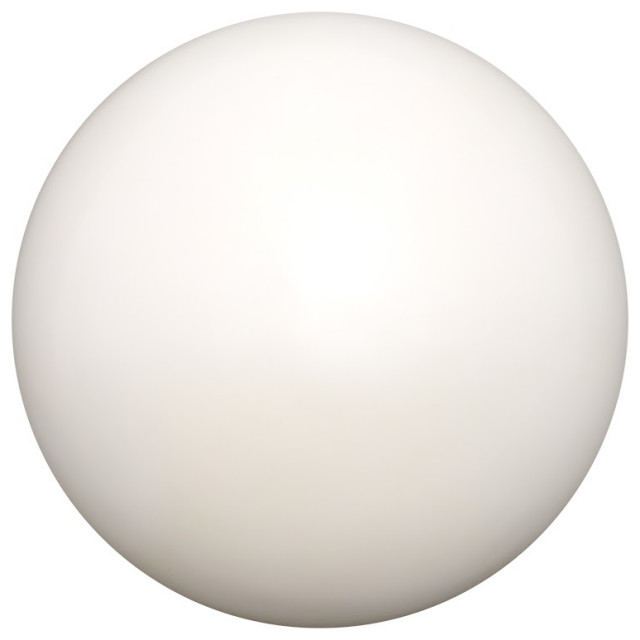 Sphere-In-Half, Pearl White, 11x6x11"h - Contemporary - Wall Accents ...