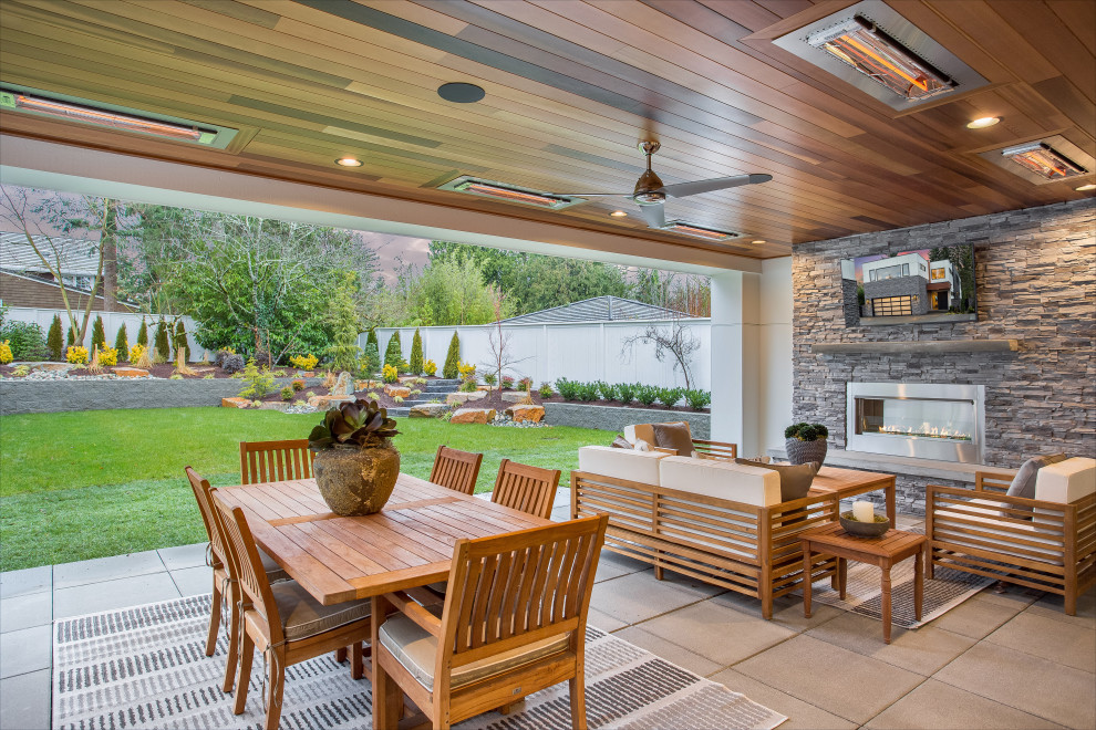 Silver Lining - Stacked Stone - Patio - San Diego - by Eldorado Stone ...