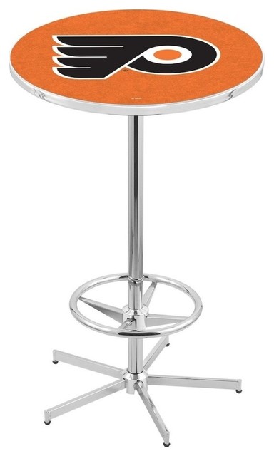 Philadelphia Flyers Pub Table w/Orange Background - Contemporary ...