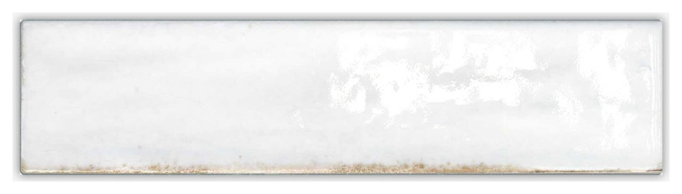 Ladrillo Brick Blanco Glossy 2.5x10 Ceramic Tile, 2.5x10 - Contemporary ...