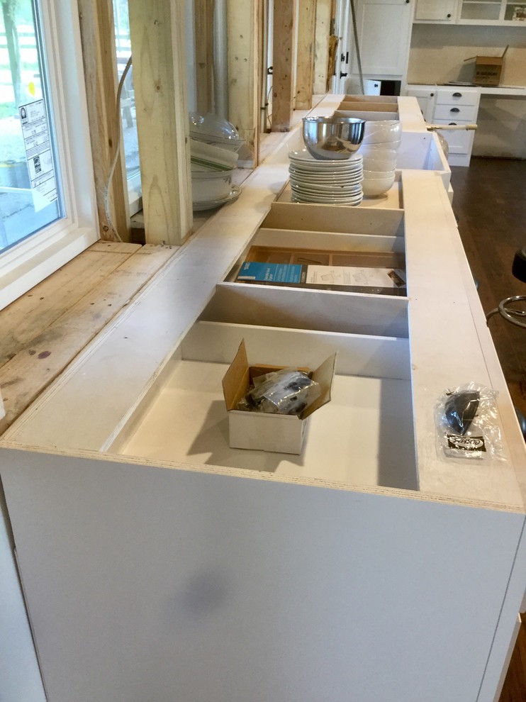 Kitchen window layout interfering with countertop