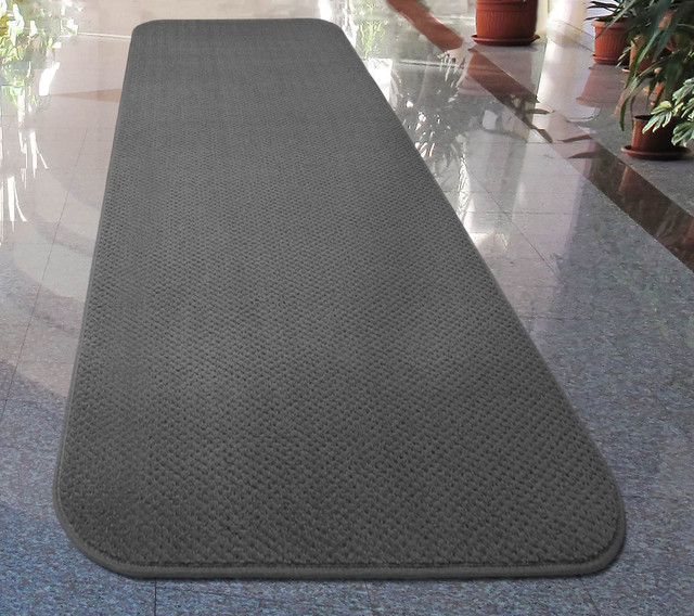 Skid-Resistant Carpet Runner Gray, 27"x6' - Contemporary - Hall And ...