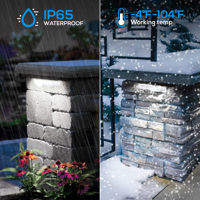 12-Pack 12" Dimmable LED Hardscape Light, 5000K Daylight - Transitional ...