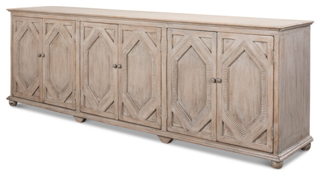 Six Diamonds Sideboard French Gray - French Country - Buffets And ...