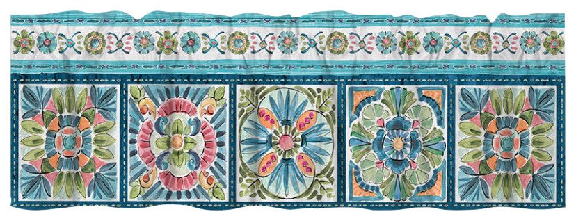 Boho Plaza Window Valance - Contemporary - Valances - by Laural Home ...