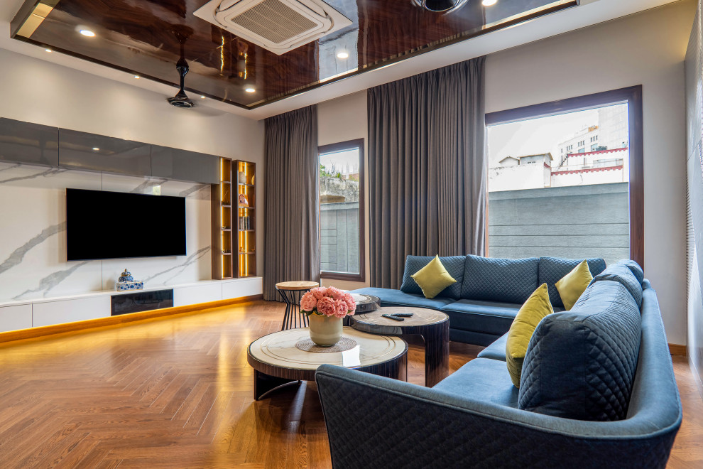 Residential Spaces - Modern - Living Room - Delhi - by Makespace Design & Build Pvt. Ltd. | Houzz