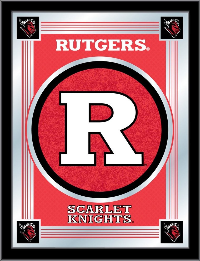 Rutgers Logo Mirror - Contemporary - Wall Accents - by GwG Outlet | Houzz