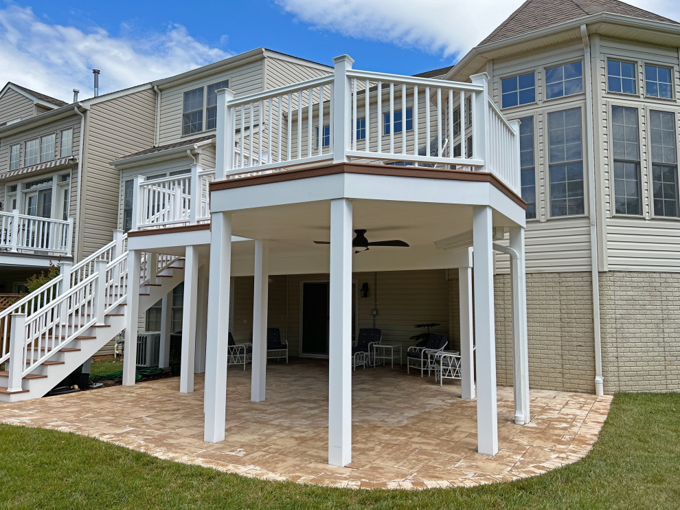 Azek Cypress Decking, TimberTech Radiance Rail, 715 Sq Ft Nicolock ...