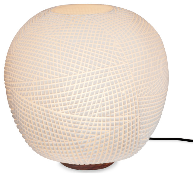 White Cylindrical ERBSE Lamp - Transitional - Table Lamps - by BoBo ...