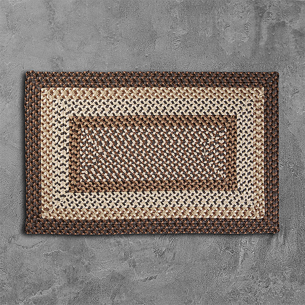 Tiburon Dockside 11' Square, Square, Braided Rug - Contemporary ...