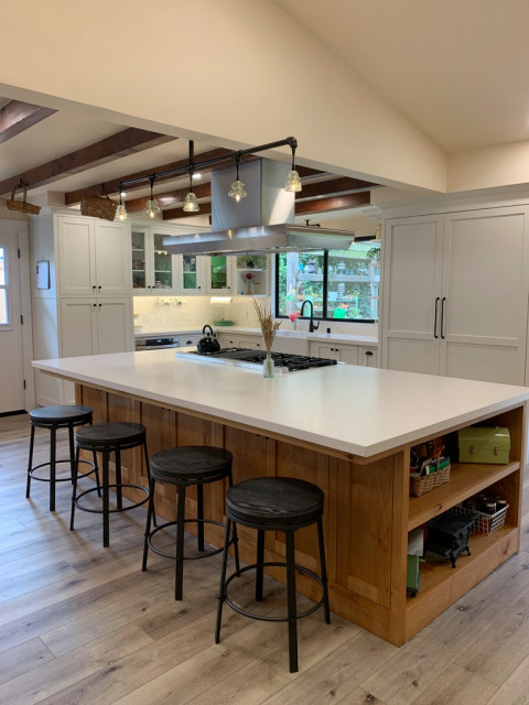 Open Concept Farmhouse Kitchen - Country - Kitchen - Santa Barbara - by ...