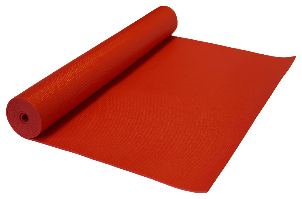 Pilates Mat 72" Length, Red - Contemporary - Home Gym Equipment - by j ...