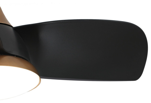 28 in. Indoor Modern Integrated LED Ceiling Fan with Remote Control and ...